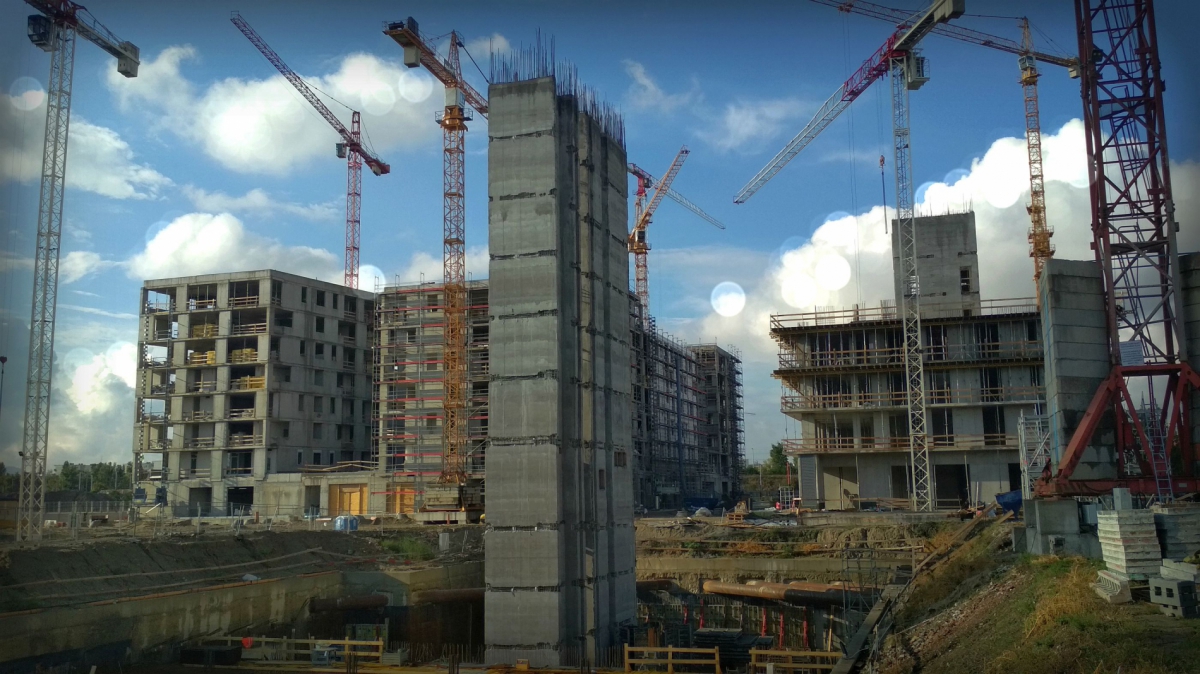 Slipform construction of BRD-A building core completed in August - Psi ...